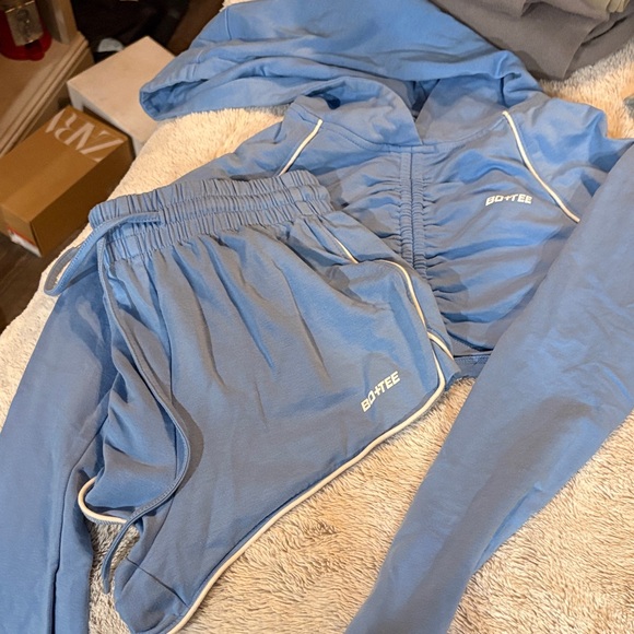 Bo+Tee | Other | Bofee Blue Tracksuit Set | Poshmark